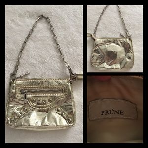 Prune | Bags | Prune Brand Argentina Gold Metallic Mini Bag | Poshmark